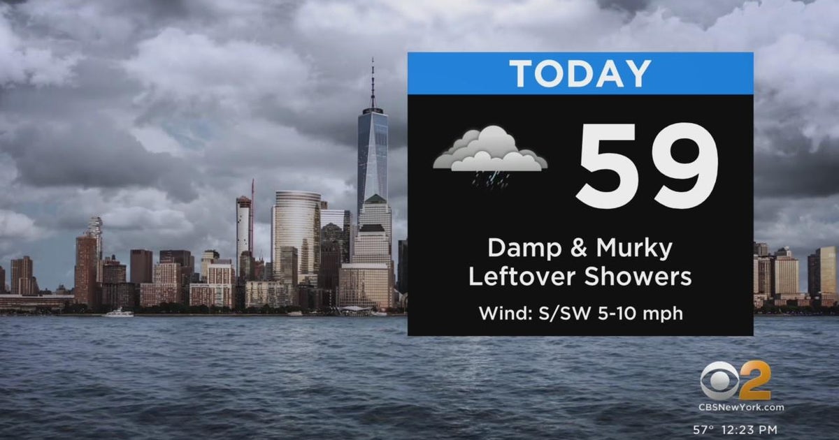 First Alert Weather: Damp conditions sticking around - CBS New York