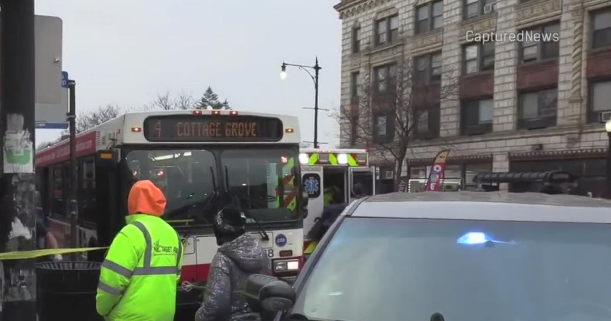 Reports: Two people shot on CTA bus at 79th and Cottage Grove - CBS Chicago