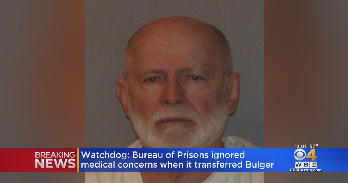 Watchdog: Medical concerns ignored for Whitey Bulger prison transfer ...