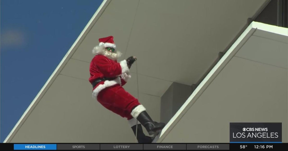 Santa recruits LAPD SWAT - CBS Los Angeles