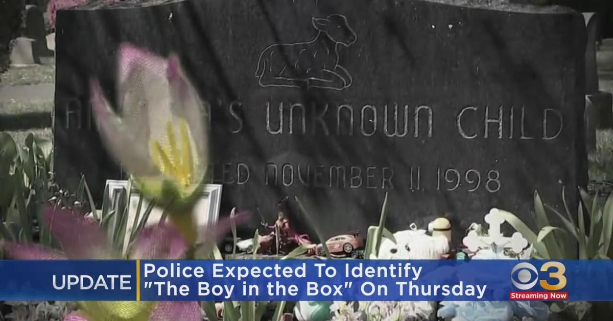 Police expected to ID "The Boy in the Box" on Thursday - CBS Philadelphia