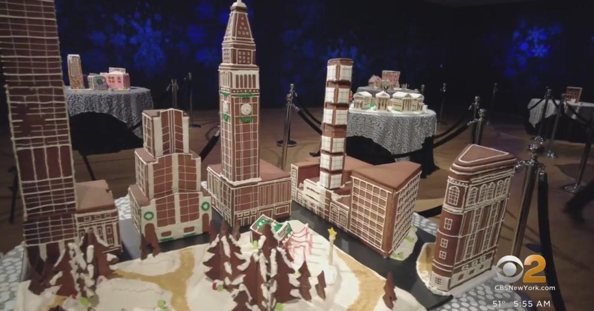 Go inside gingerbread bake-off - CBS New York