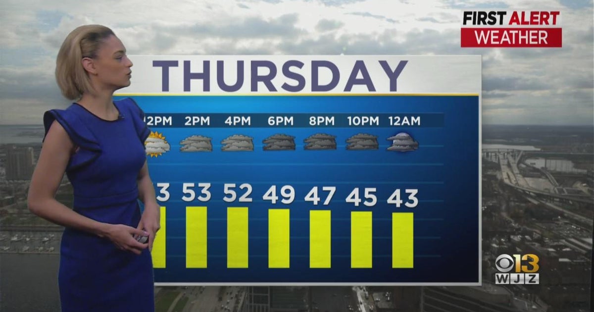 Meteorologist Abigail Degler has your Thursday afternoon forecast - CBS Baltimore