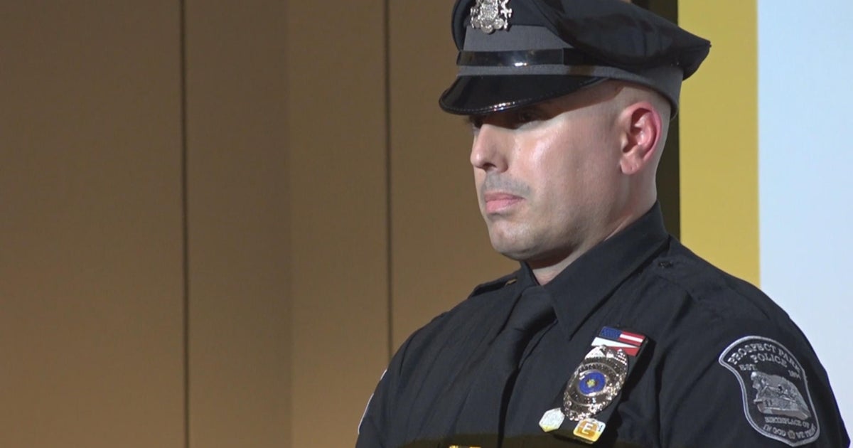 Delaware County police officer honored at special ceremony - CBS ...