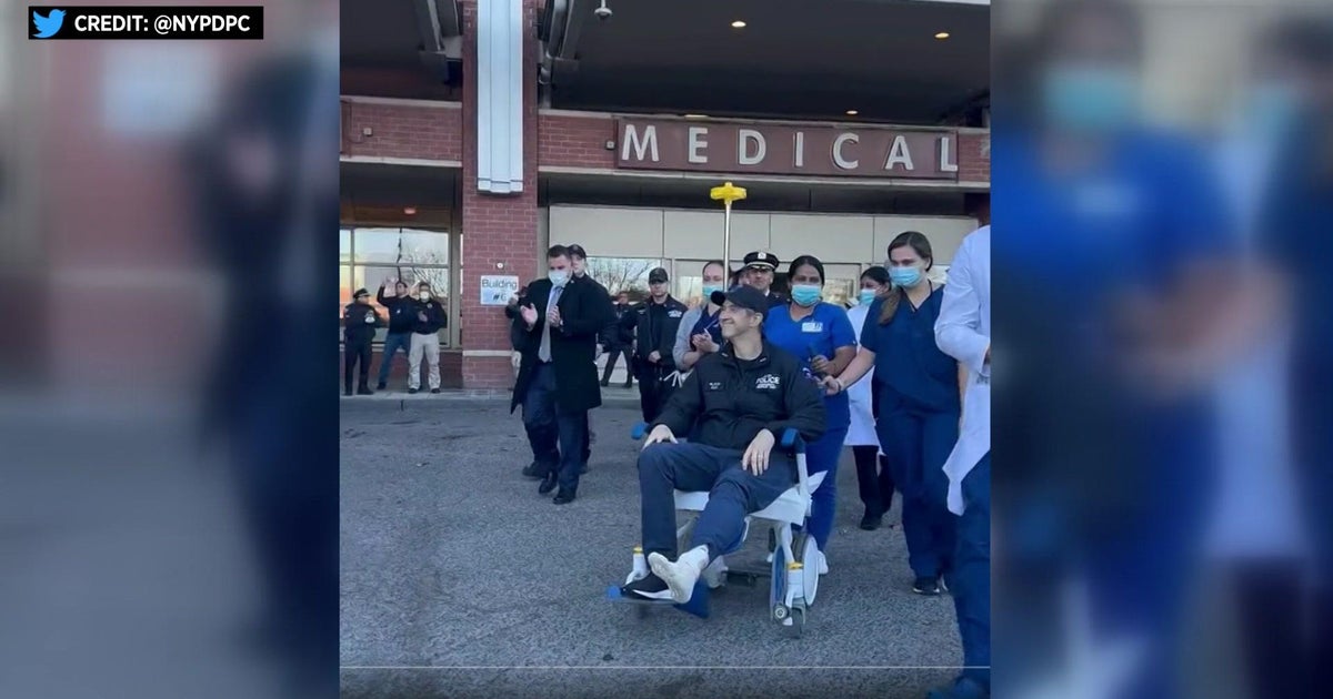 NYPD Det. Michael Black leaves hospital after falling from helicopter ...