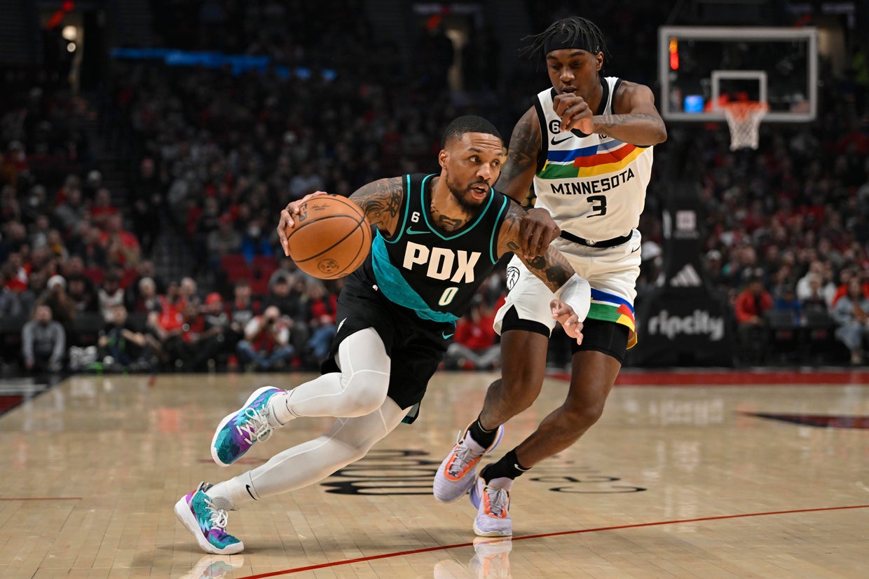 Lillard has 36 points, Trail Blazers beat Timberwolves - CBS Minnesota