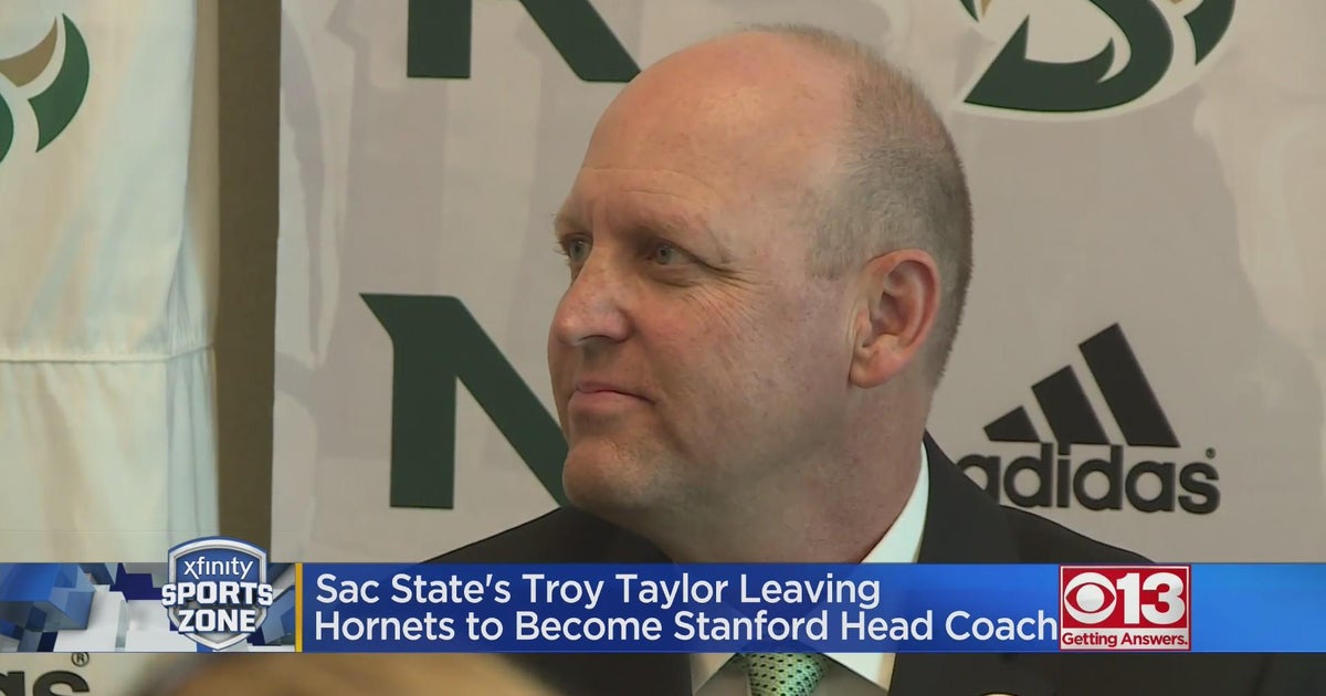 Sac States Troy Taylor leaving to be Stanford's head coach - CBS Sacramento