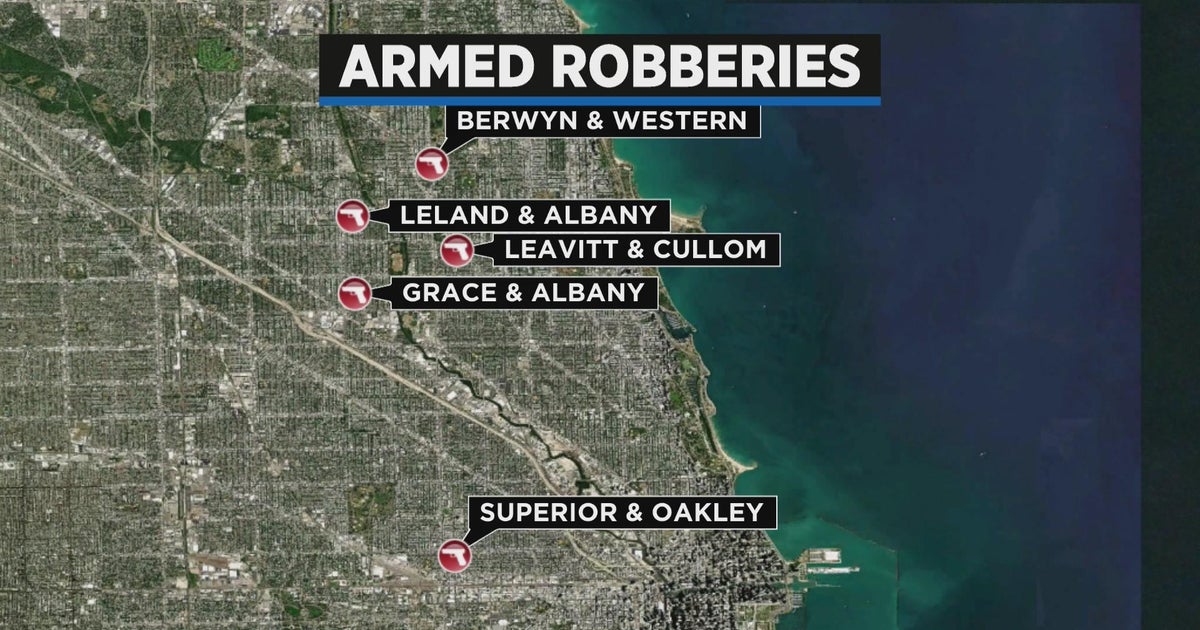 Cpd Investigating 5 Armed Robberies With Similar Patterns Cbs Chicago