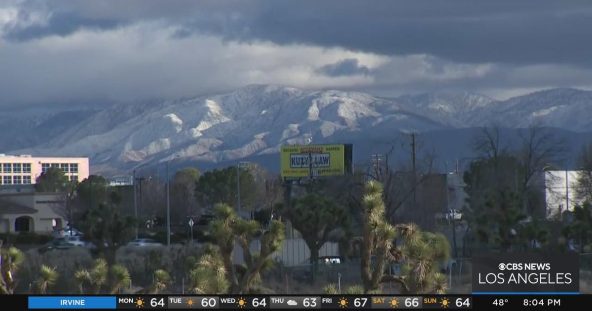 Southern California gets a nice dose of fresh snow - CBS Los Angeles