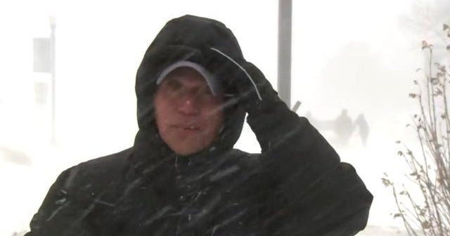 Blizzard conditions hit Colorado as winter storm heads east - CBS News