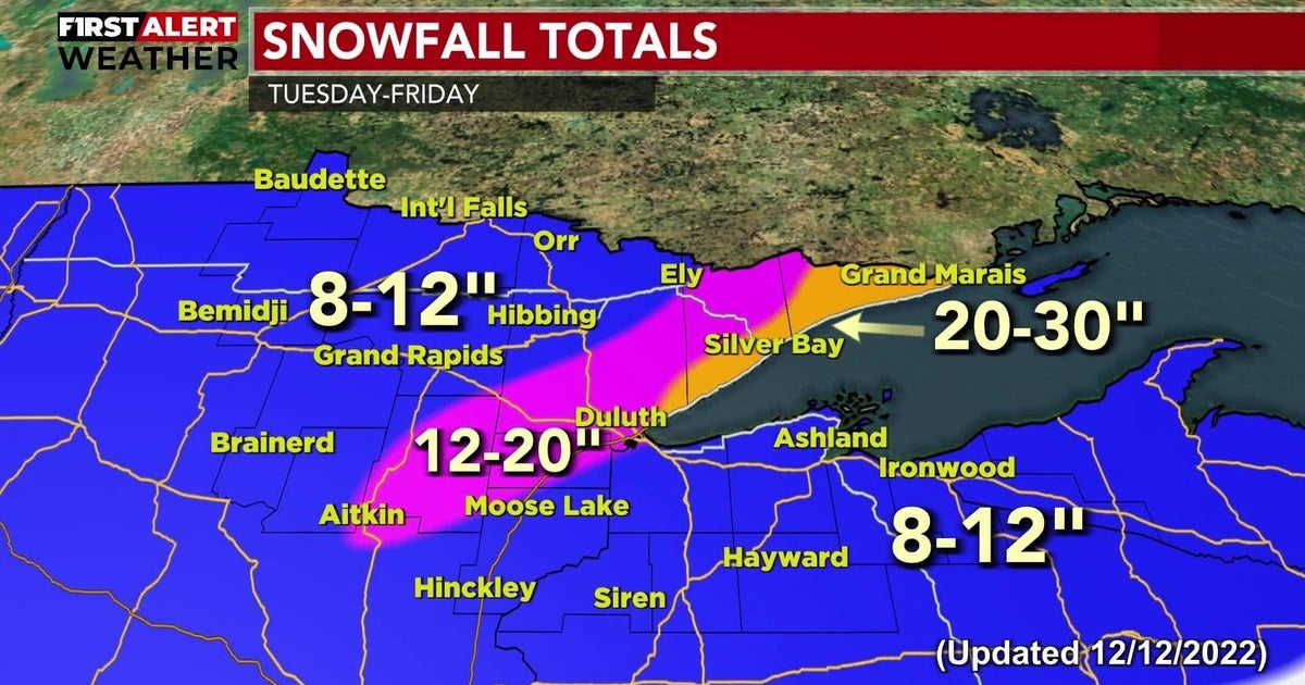 NEXT Weather: Blizzard warning issued in Duluth - CBS Minnesota