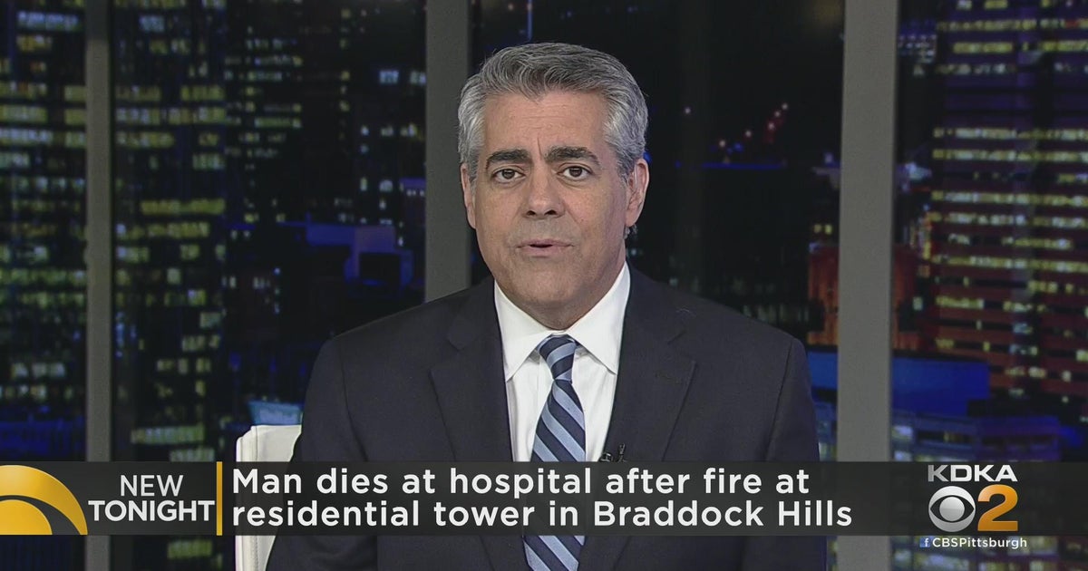 Man dies in hospital after fire at residential tower in Braddock Hills ...