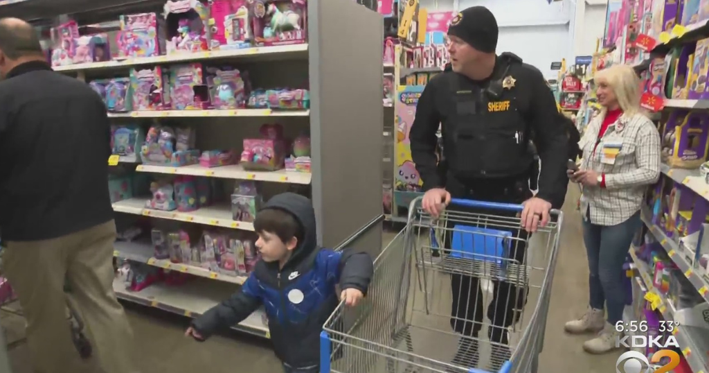 Police And Kids Head To Walmart For 15th Year Of Shop With A Cop CBS