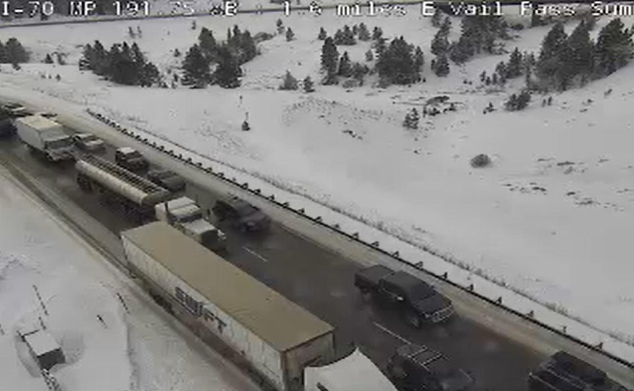 I-70 Vail Pass closed until further notice; expect delays - CBS Colorado