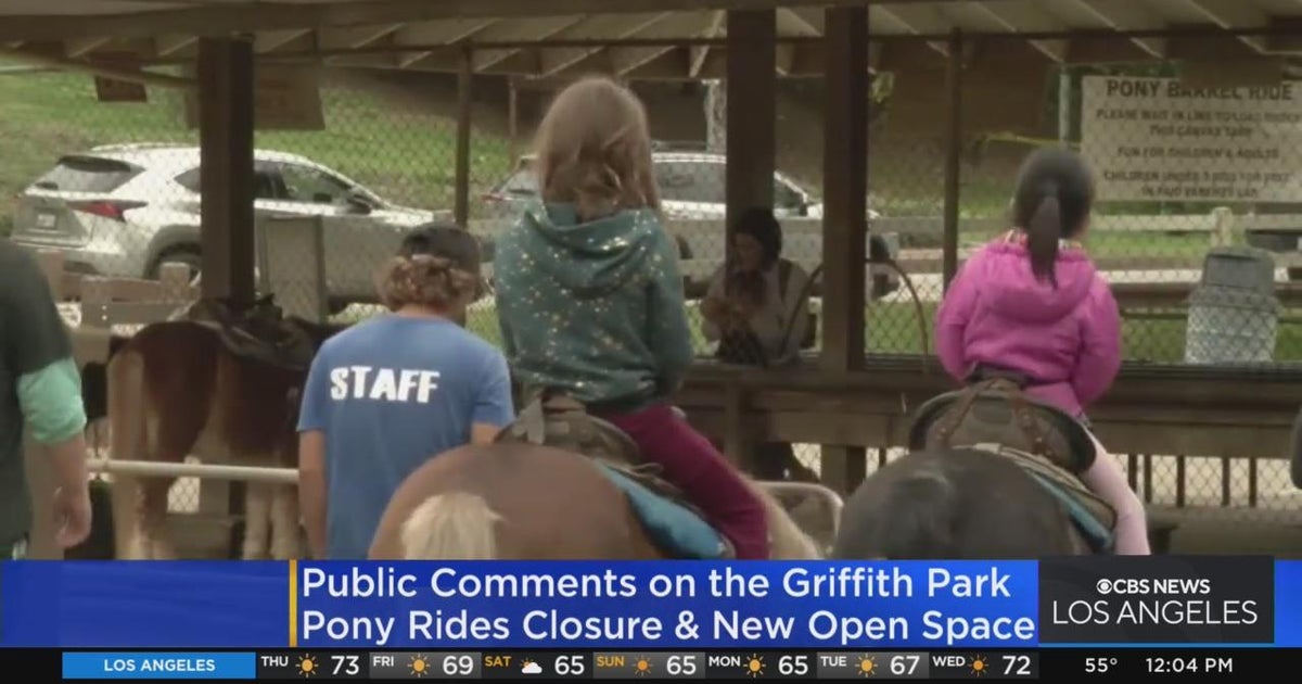 Repurposing Griffith Park pony ride spot is today's topic with LA Parks ...