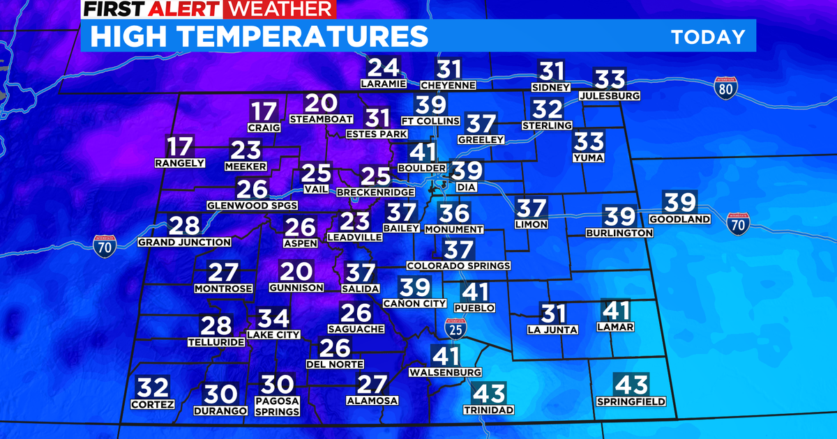 Colorado weather: mostly sunny to start the weekend - CBS Colorado