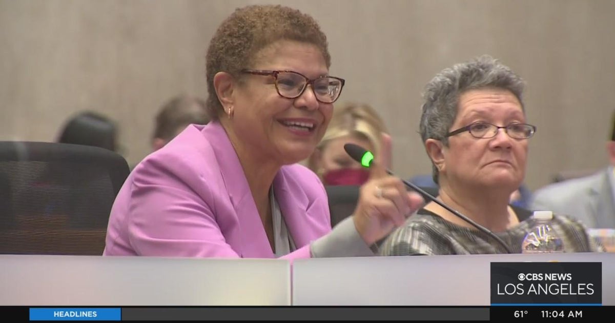 La Mayor Karen Bass Speaks On Citys Emergency Declaration Of
