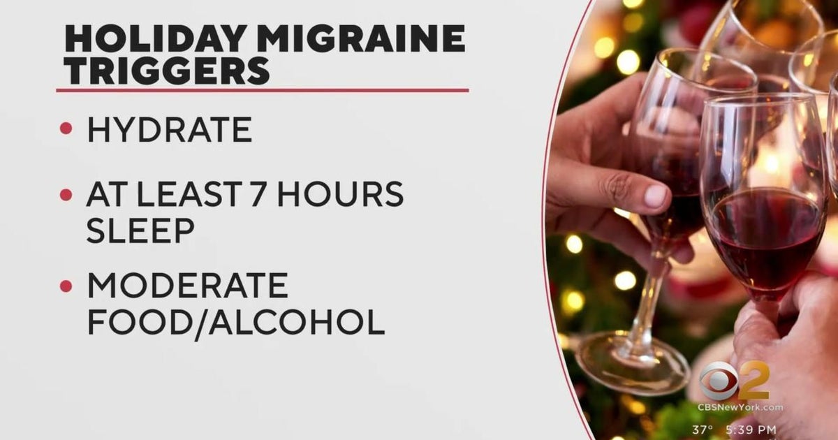 Holiday season may trigger migraine headaches - CBS New York