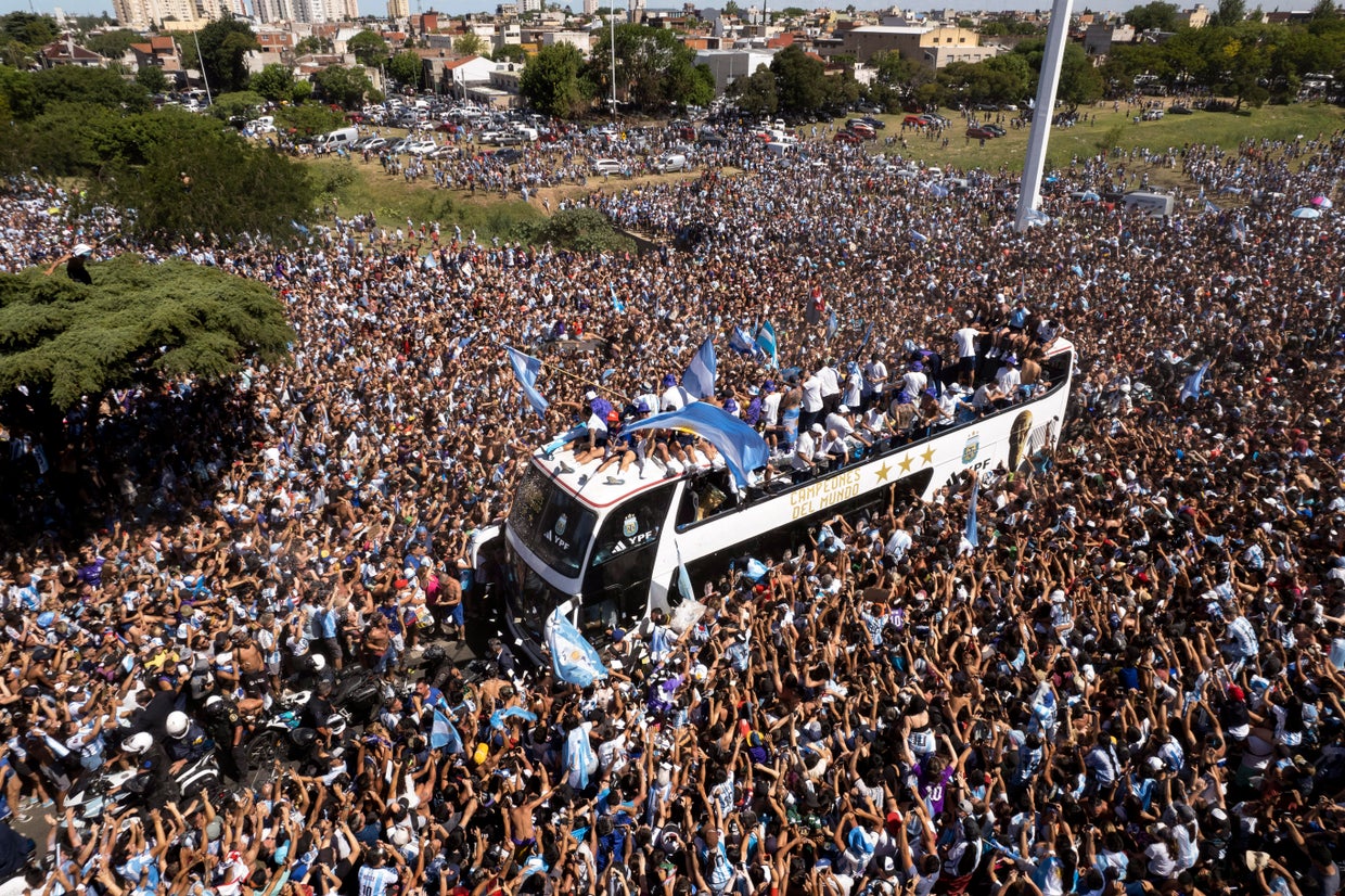 World Cup champions Argentina forced to evacuate victory parade by ...