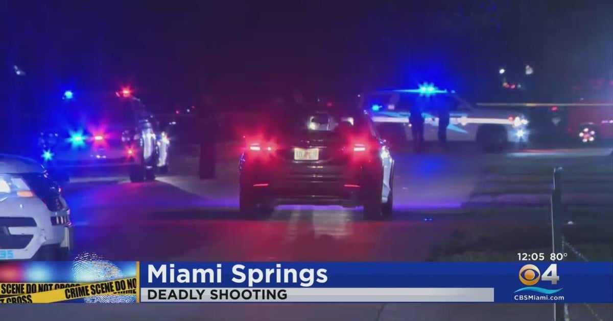 Man killed in Miami Springs shooting - CBS Miami