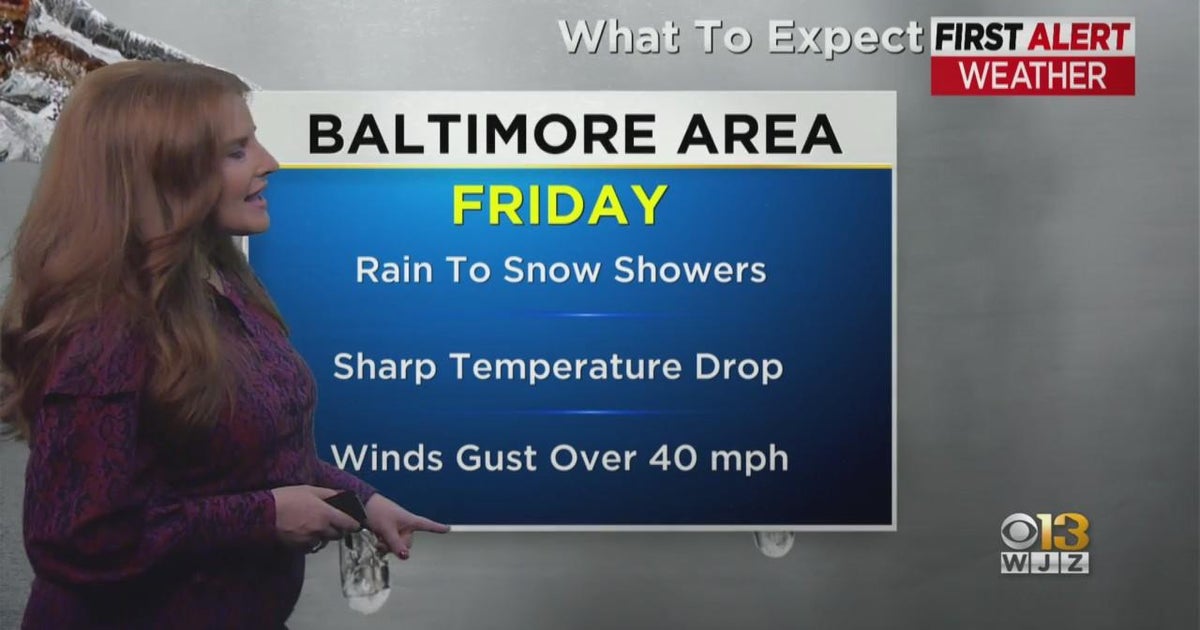 Meteorologist Meg McNamara has your Friday Alert Day forecast - CBS ...