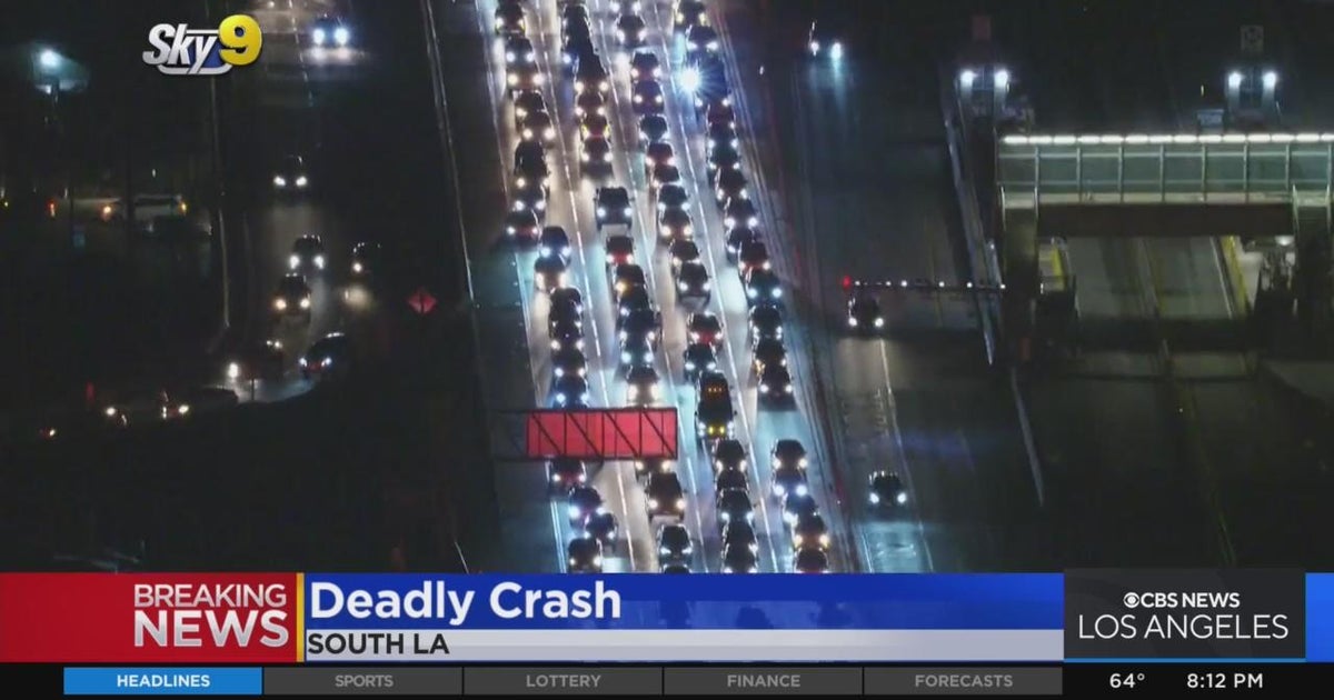 One person killed in 110 Freeway crash - CBS Los Angeles