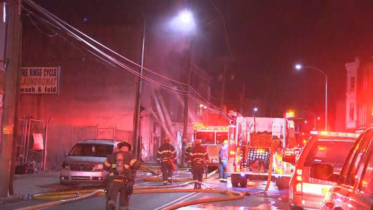 Church in Strawberry Mansion goes up in flames: Officials - CBS ...