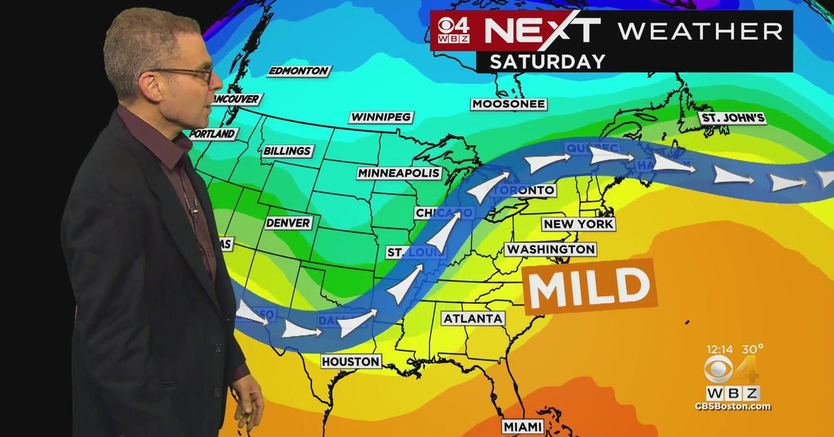 Next Weather: WBZ midday forecast for December 26 - CBS Boston