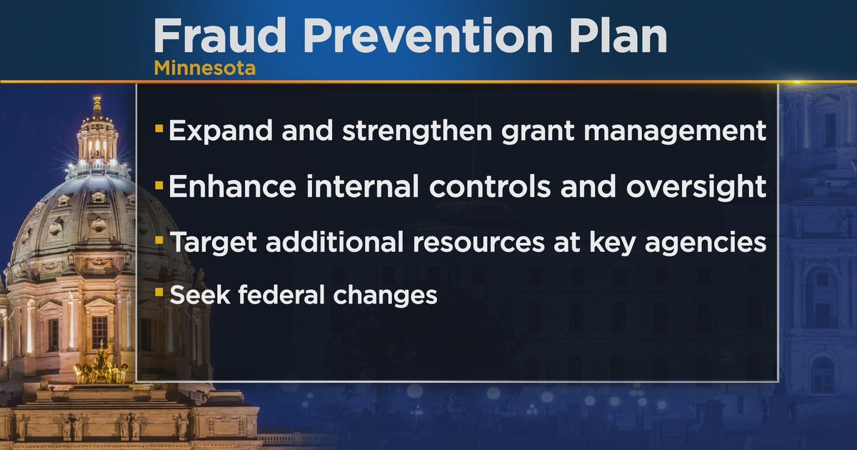 Gov. Walz presents fraud prevention plan - CBS Minnesota