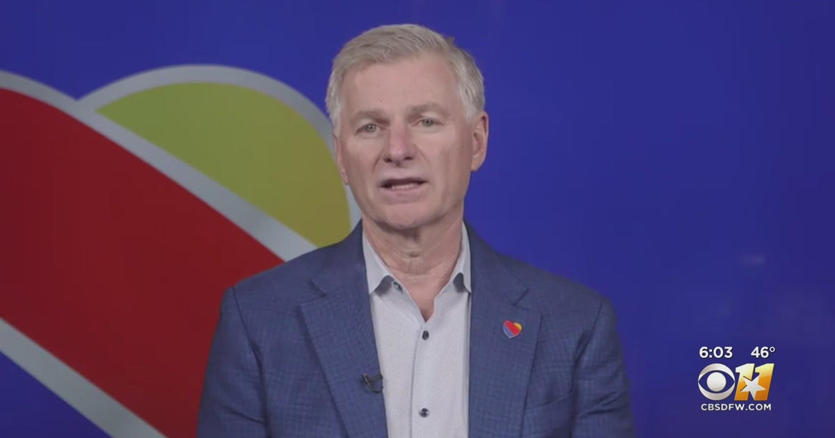 Southwest Airlines CEO Bob Jordan issues video statement - CBS Texas