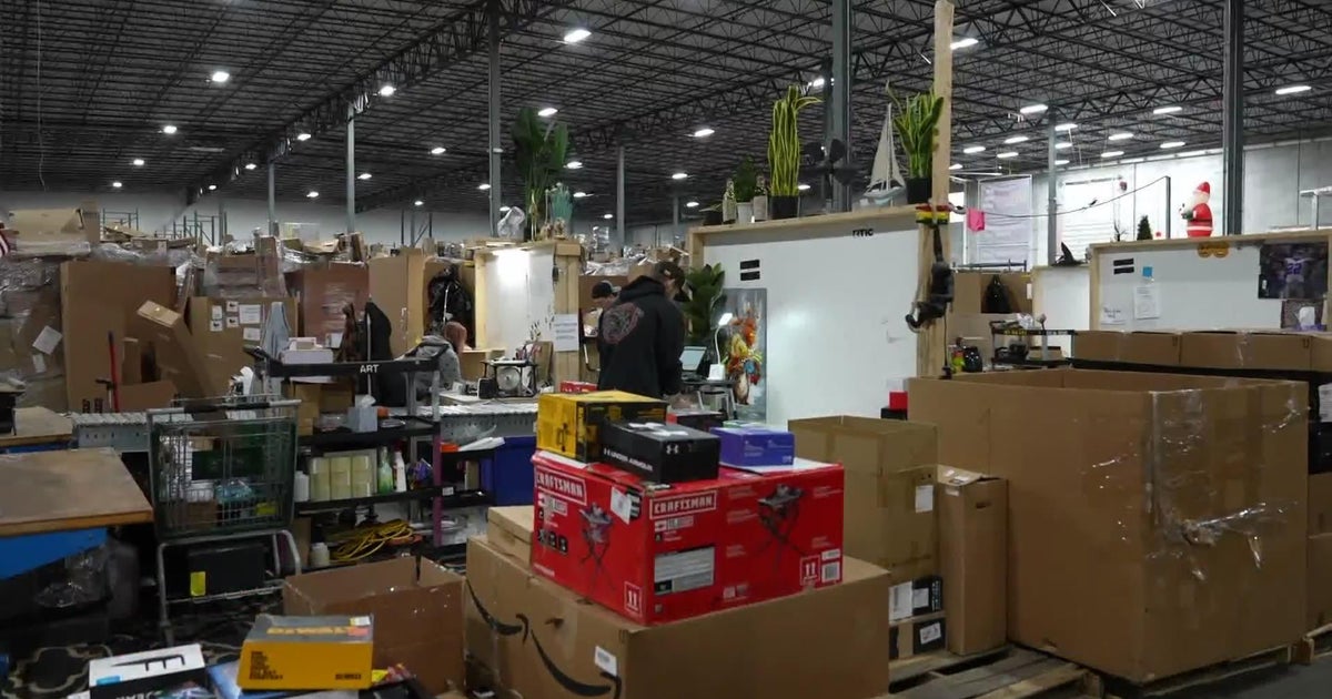 Warehouse in Shorewood is devoted to returned items - CBS Chicago