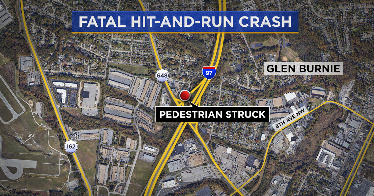 Man killed in hit-and-run on I-97 in Glen Burnie - CBS Baltimore
