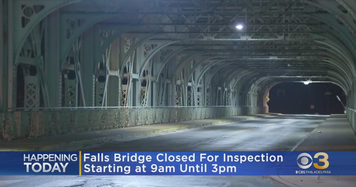 Falls Bridge closed for inspection Thursday - CBS Philadelphia