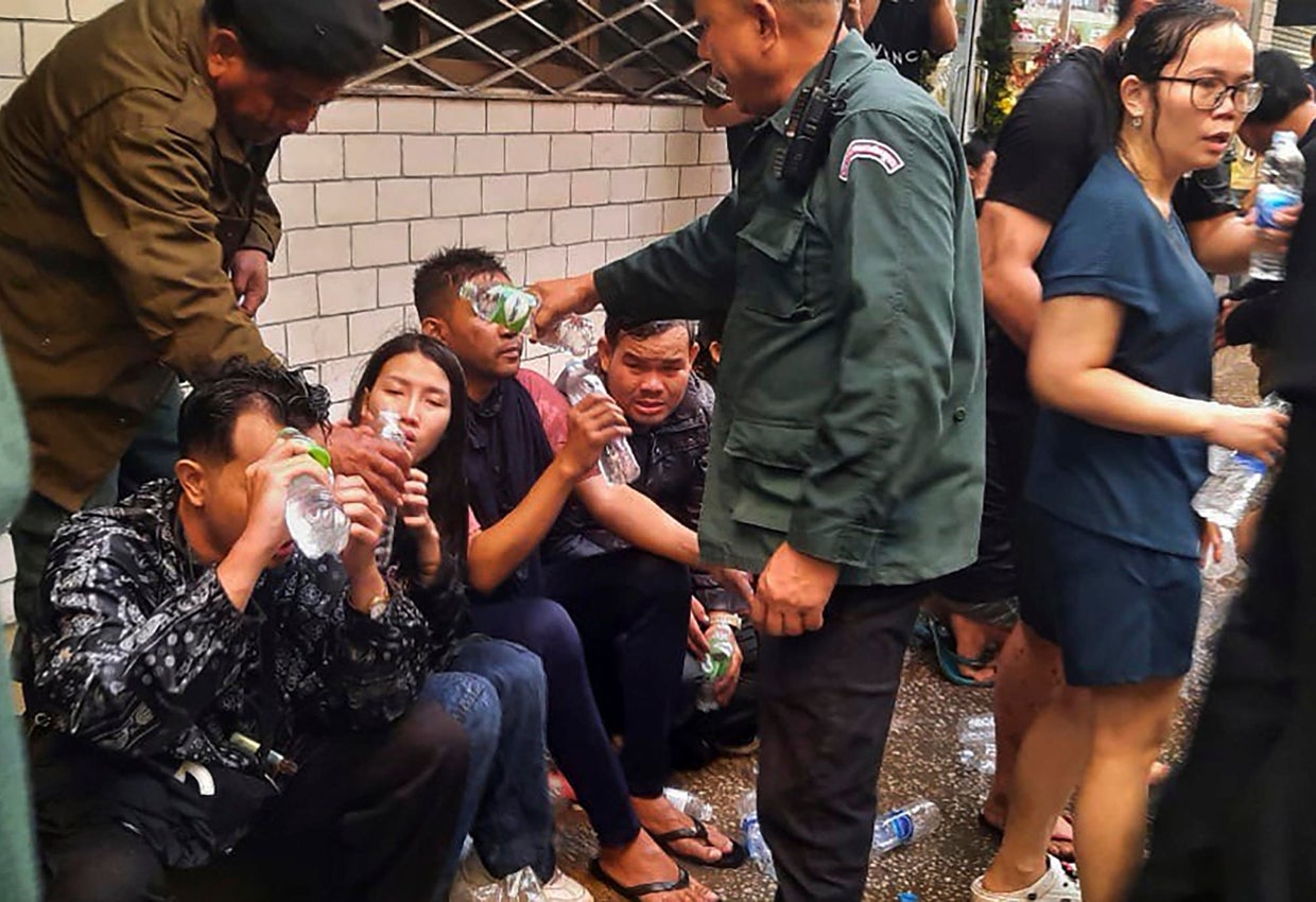 At least 19 killed in Cambodian casino fire as victims jump from ledge ...