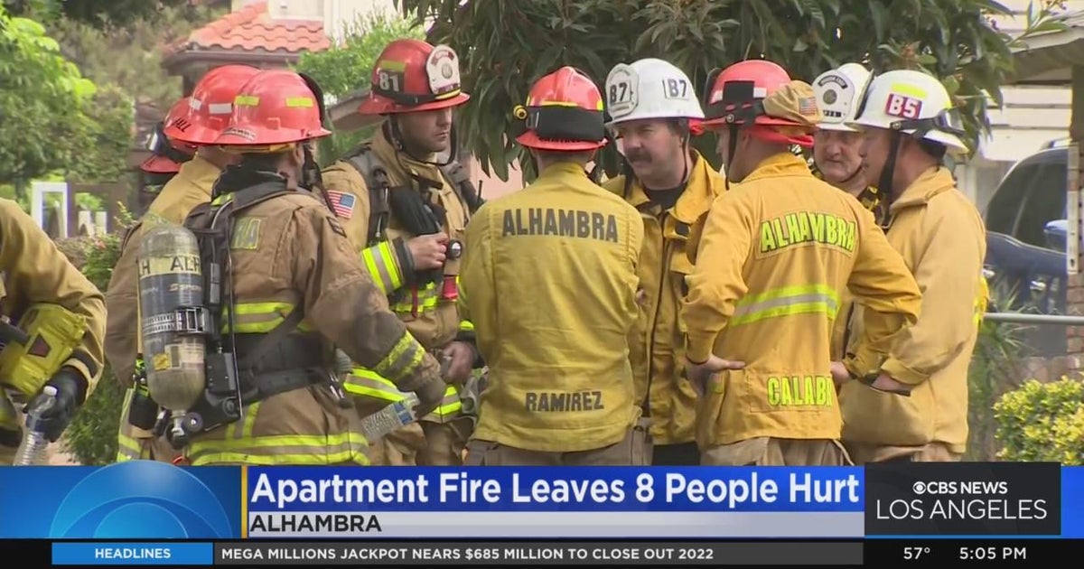 8 people hospitalized, including child, in Alhambra apartment fire ...