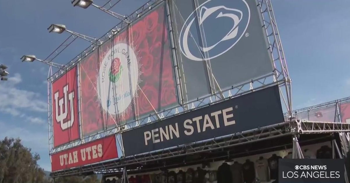 Utah and Penn State fans fired up for 109th Rose Bowl - CBS Los Angeles