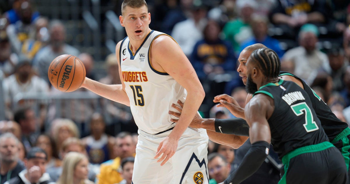 Jokic, Nuggets overcome rim delay, top Celtics 123-111 - CBS Boston
