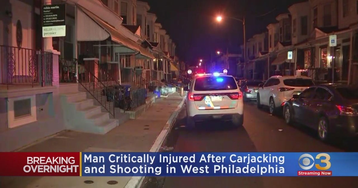Carjacking, shooting comes amid crisis in Philadelphia - CBS Philadelphia