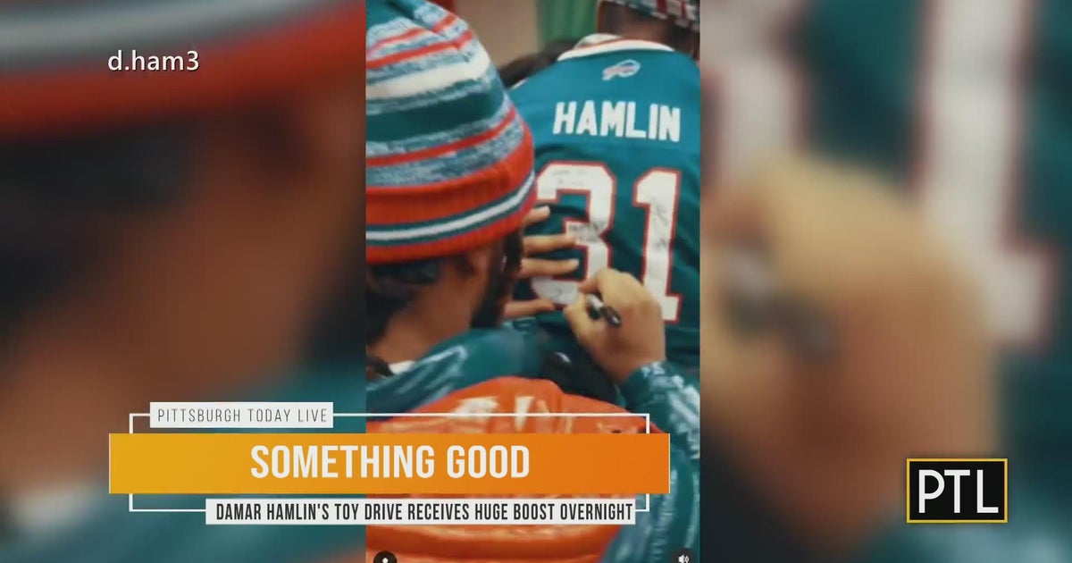 Something Good: Donations pour in for Damar Hamlin's foundation - CBS ...