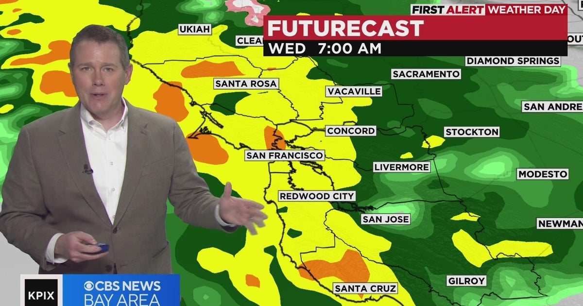 Tuesday night First Alert weather forecast with Paul Heggen - CBS San ...