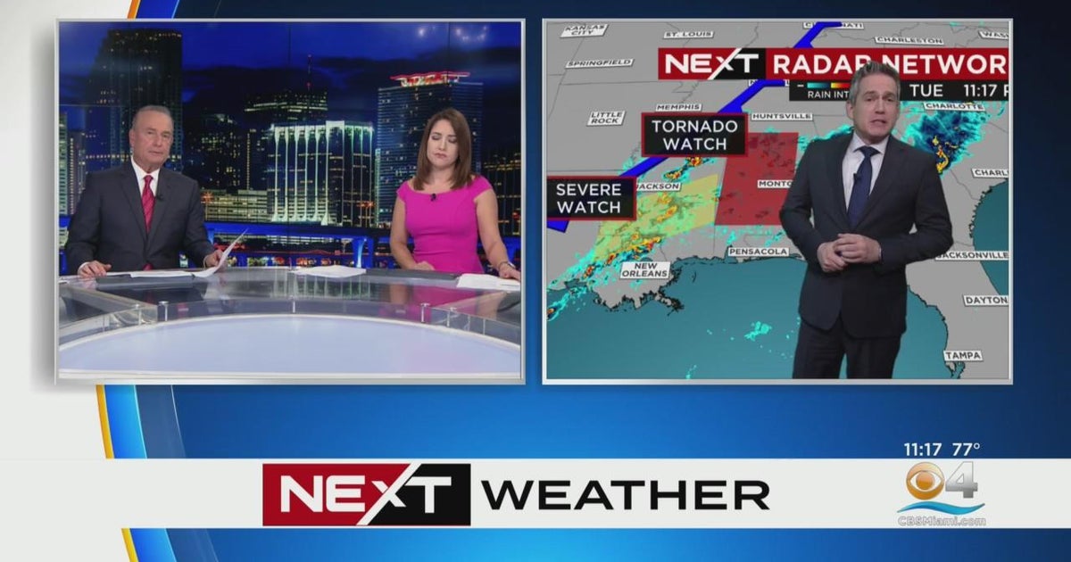 NEXT Weather forecast for Tuesday 1/3/23 11PM - CBS Miami