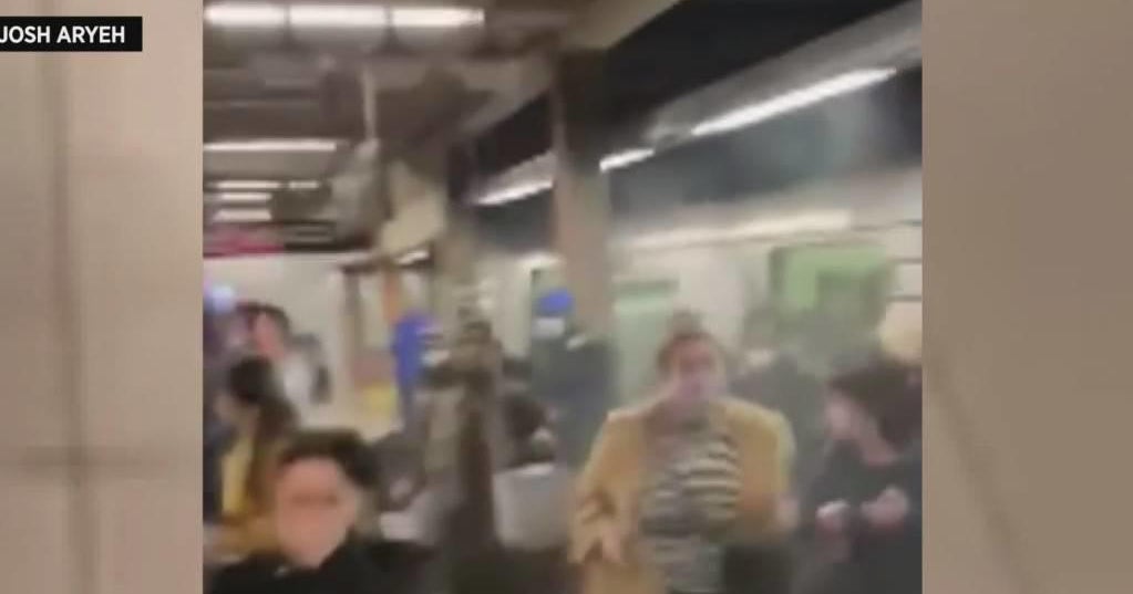 Videos show terror underground during Brooklyn subway mass shooting ...