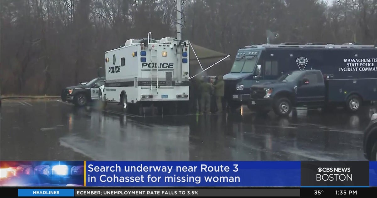 Police search area off Route 3A near missing Cohasset woman's home ...