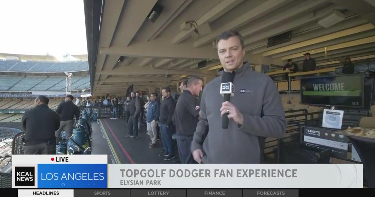 Topgolf at Dodger Stadium - CBS Los Angeles