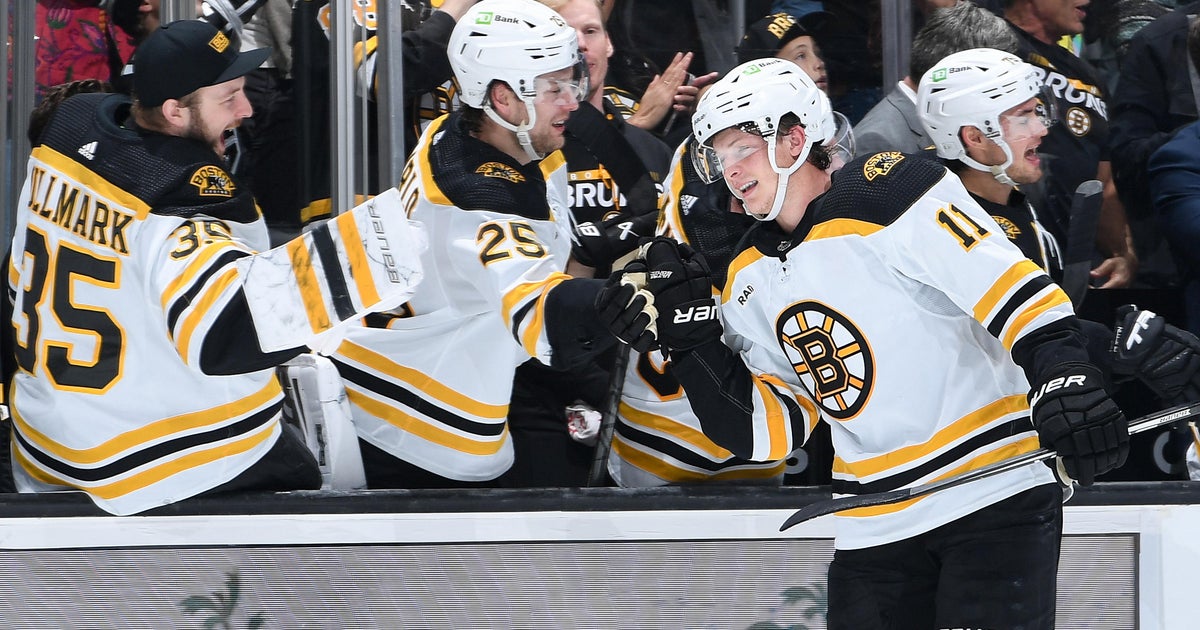 Trent Frederic, David Pastrnak each score twice as Bruins beat Kings, 5 ...