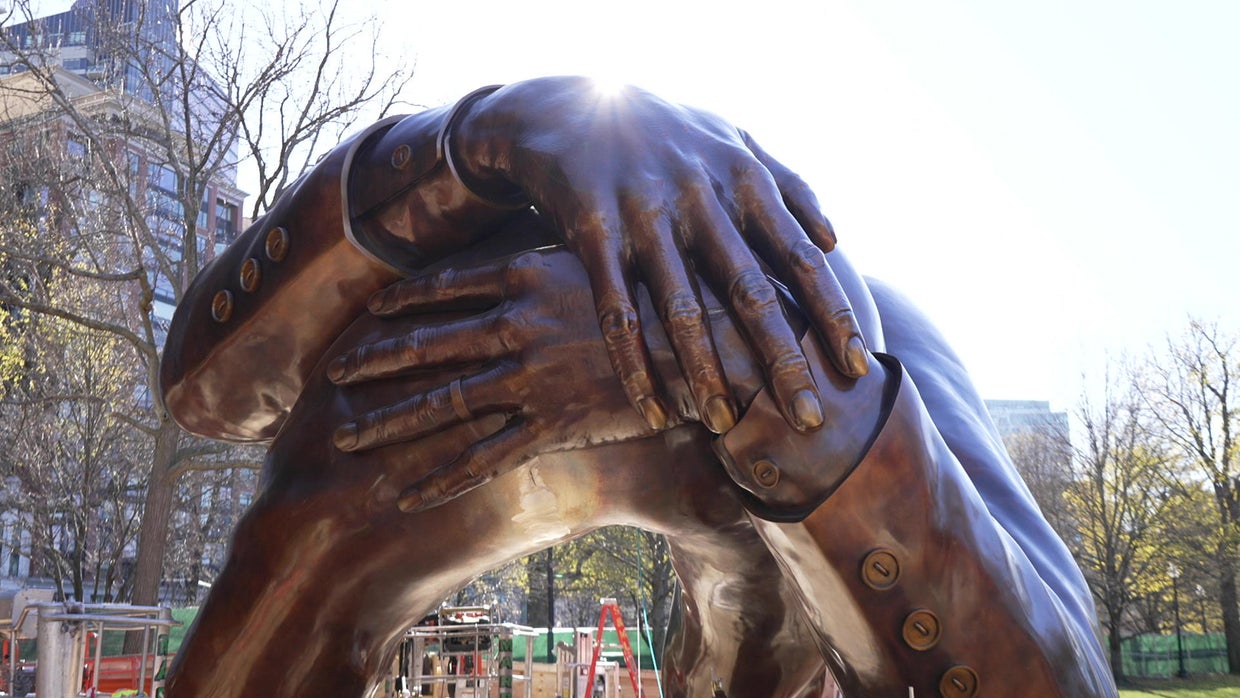 A monument to Dr. Martin Luther King Jr. and Coretta Scott King's love ...