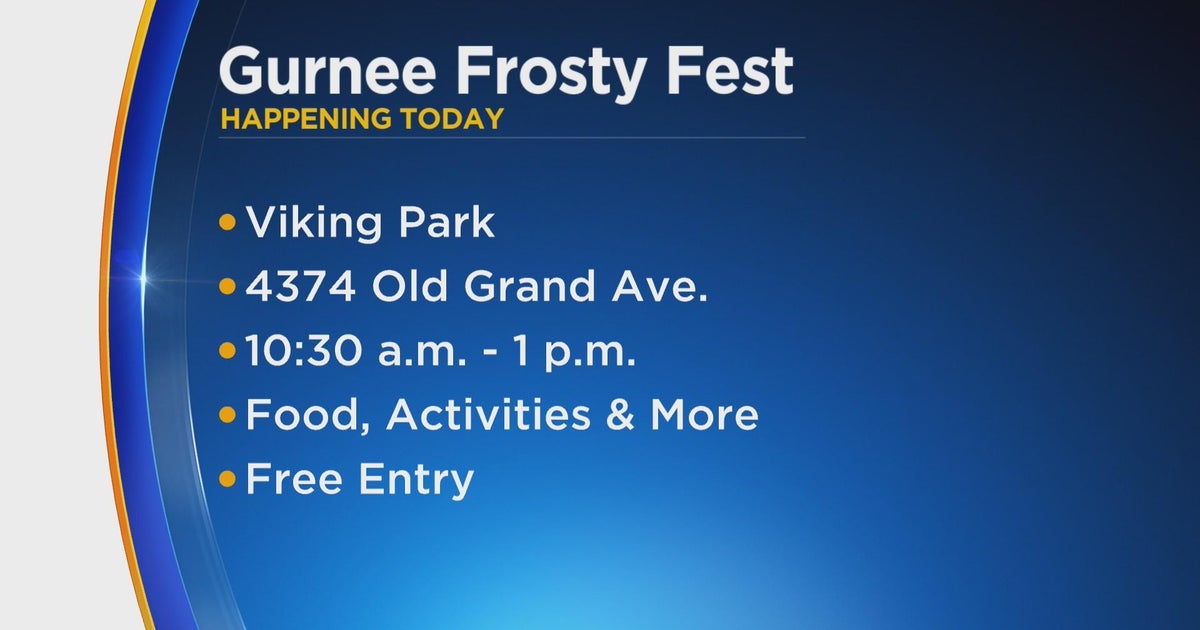 Frosty Fest in Gurnee happening today - CBS Chicago