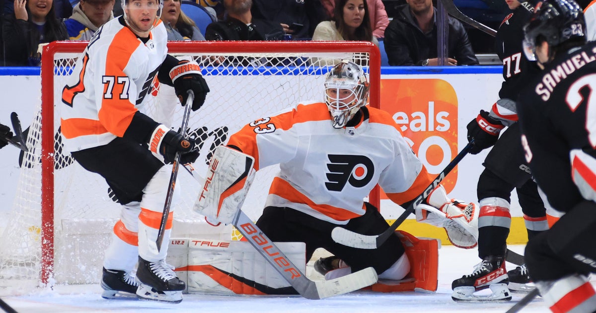 Ersson gets first career NHL shutout as Flyers beat Sabres - CBS ... Ersson gets first career NHL shutout as Flyers beat Sabres - CBS ...