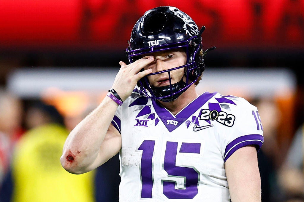 Georgia Bulldogs crush TCU, 65-7, for back-to-back college football ...
