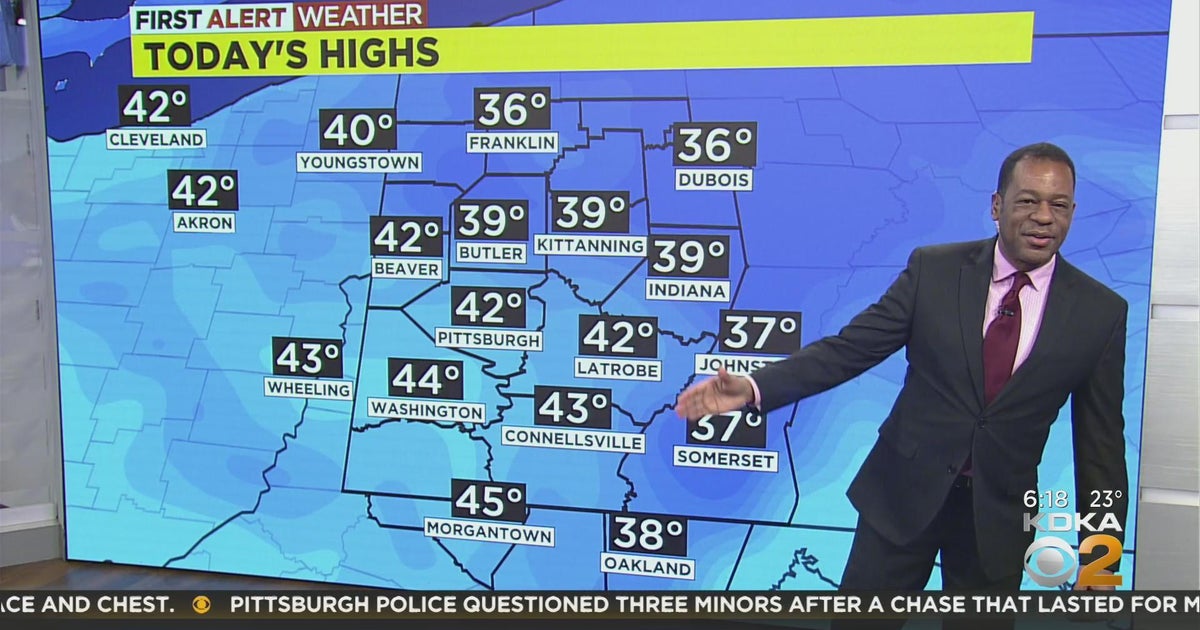 KDKA-TV Morning Forecast (1/10) - CBS Pittsburgh